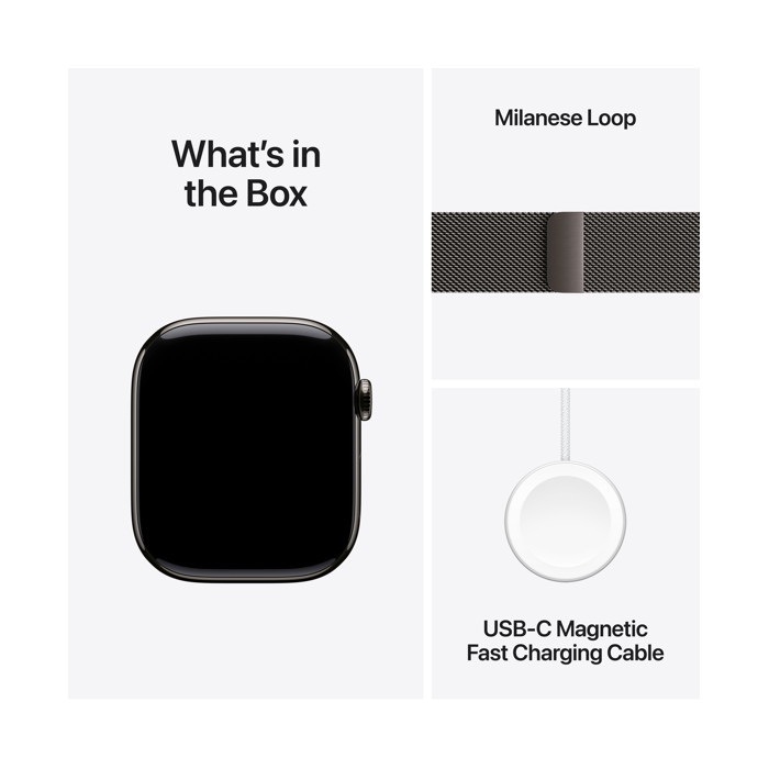 Apple Watch Series 11 / GPS + Cellular / 46mm / Slate Titanium case ...